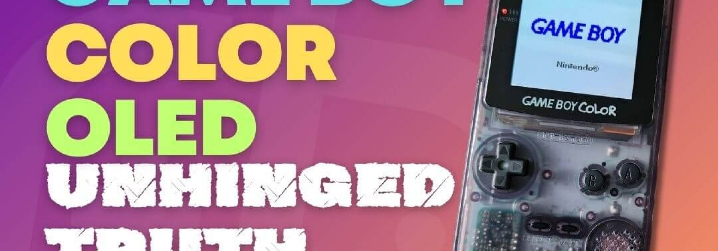 Modding a GBC: The Truth About the AMOLED Game Boy Color Mod