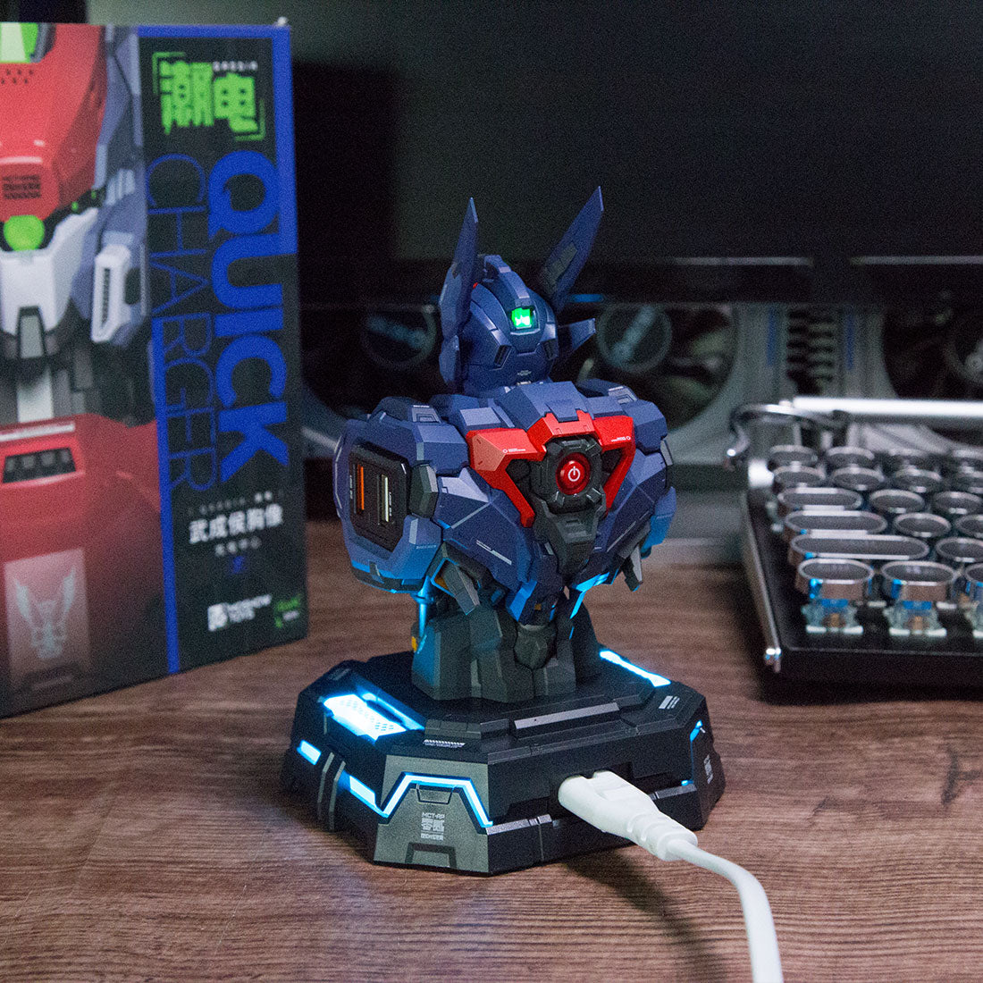 1/72 scale mecha action figure charging station for multiple devices ...