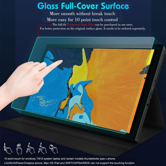 8.9 inch portable full hd computer monitor touch screen - 10086