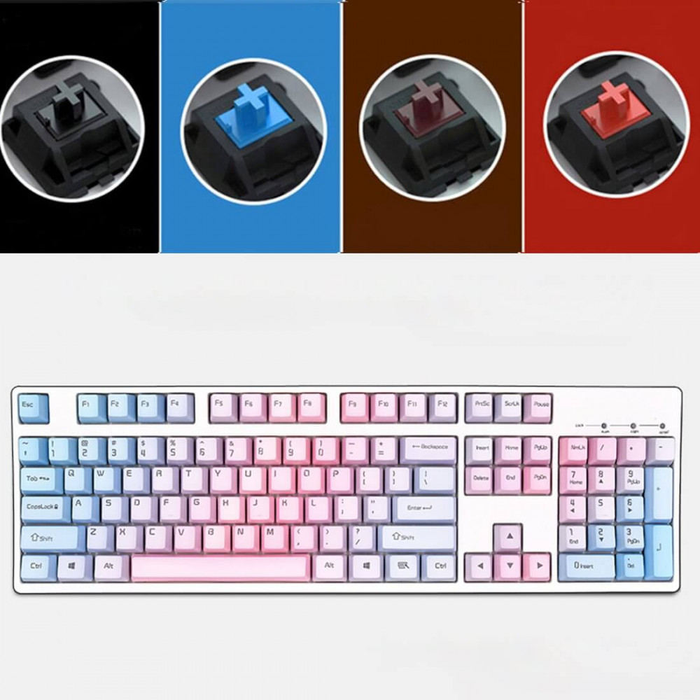 unicorn 104 keys e-sports gaming keyboard - 10135