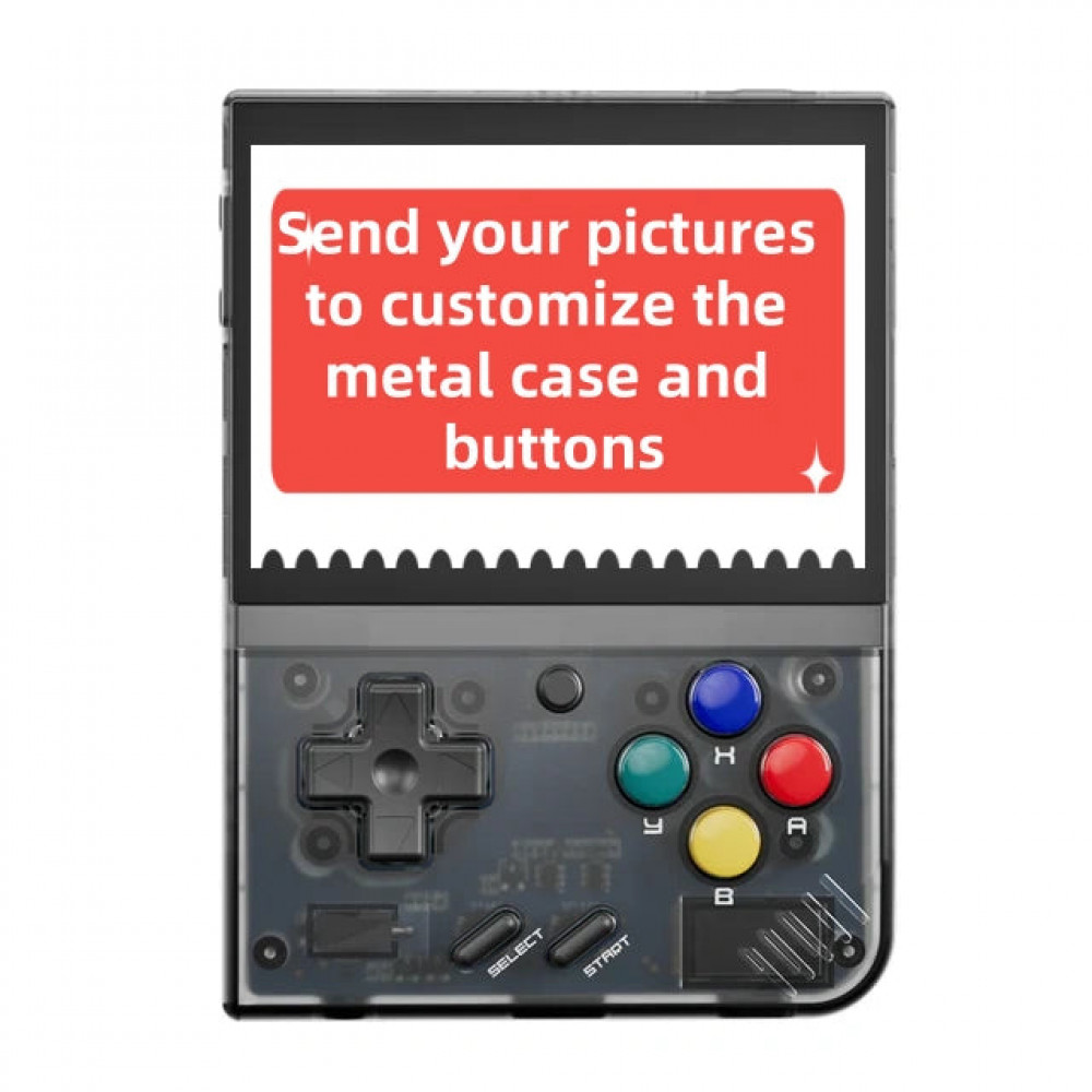 metal shell with complete button set for miyoo mini/miyoo mini plus ...