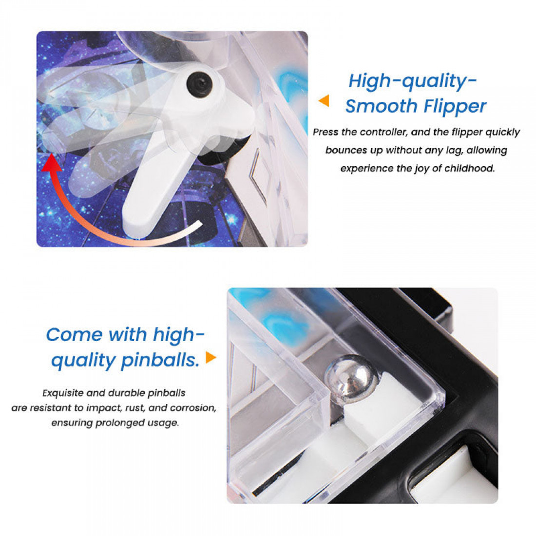 mini pinball game machine desktop ball shooting toy - 10156