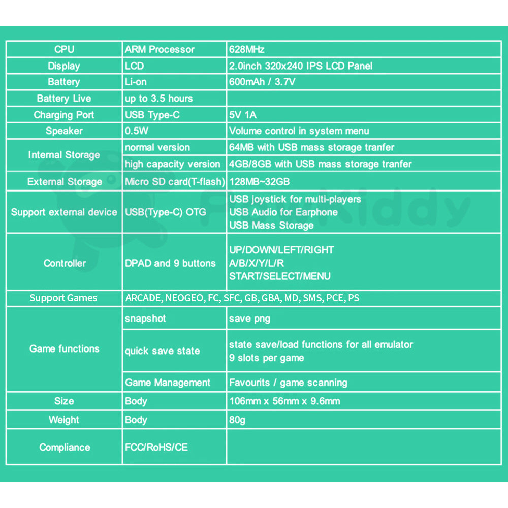 trimui a66 mini retro handheld game console - 10082